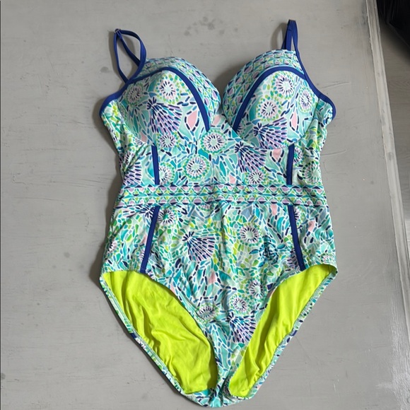Lilly Pulitzer | Swim | Lilly Pulitzer Blue And Green One Piece ...